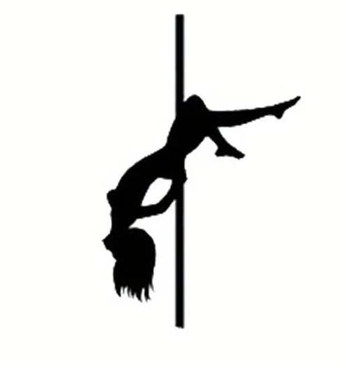 Vinyl Pole Dancer Sticker – PoleSoulUK
